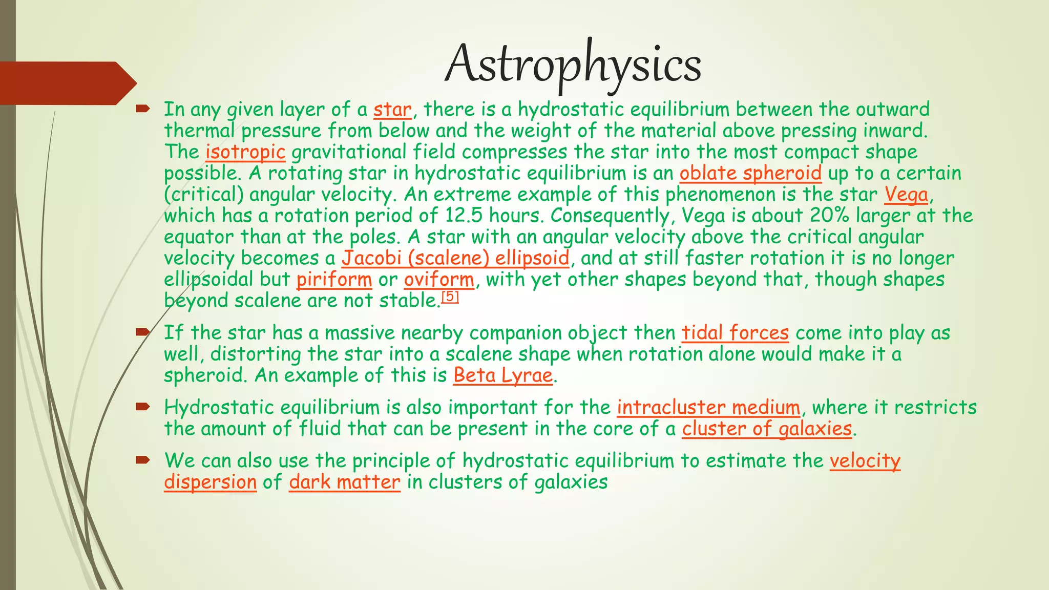 Hydrostatic equilibrium | PPTX