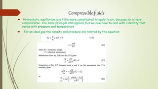 Hydrostatic equilibrium | PPTX
