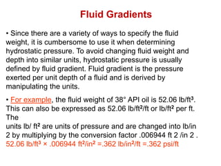 Hydrostatic Pressure & Fluid Gradient.pdf | Geology | Science