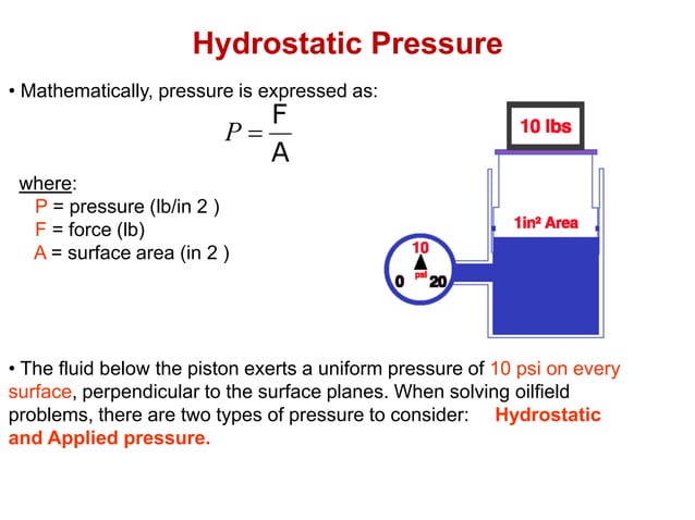 Hydrostatic Pressure & Fluid Gradient.pdf | Geology | Science