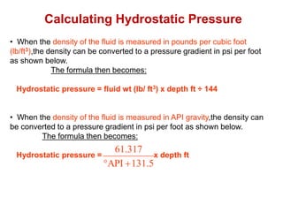 Hydrostatic Pressure & Fluid Gradient.pdf | Geology | Science