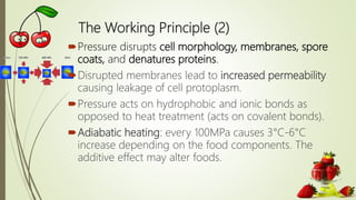 Hydrostatic pressure processing of fruits | PPTX