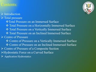 Hydrostatics | PPTX