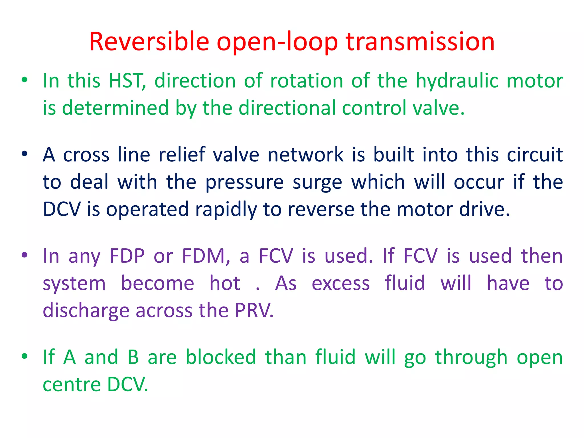 Hydrostatic transmission | PPTX