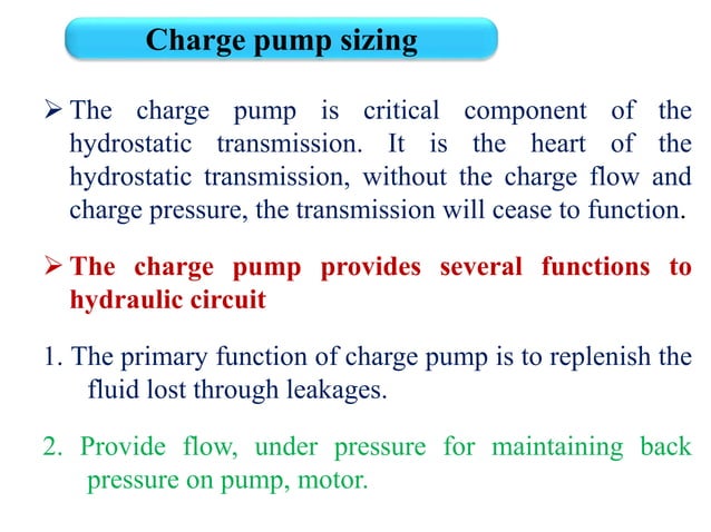 Hydrostatic transmission | PPTX