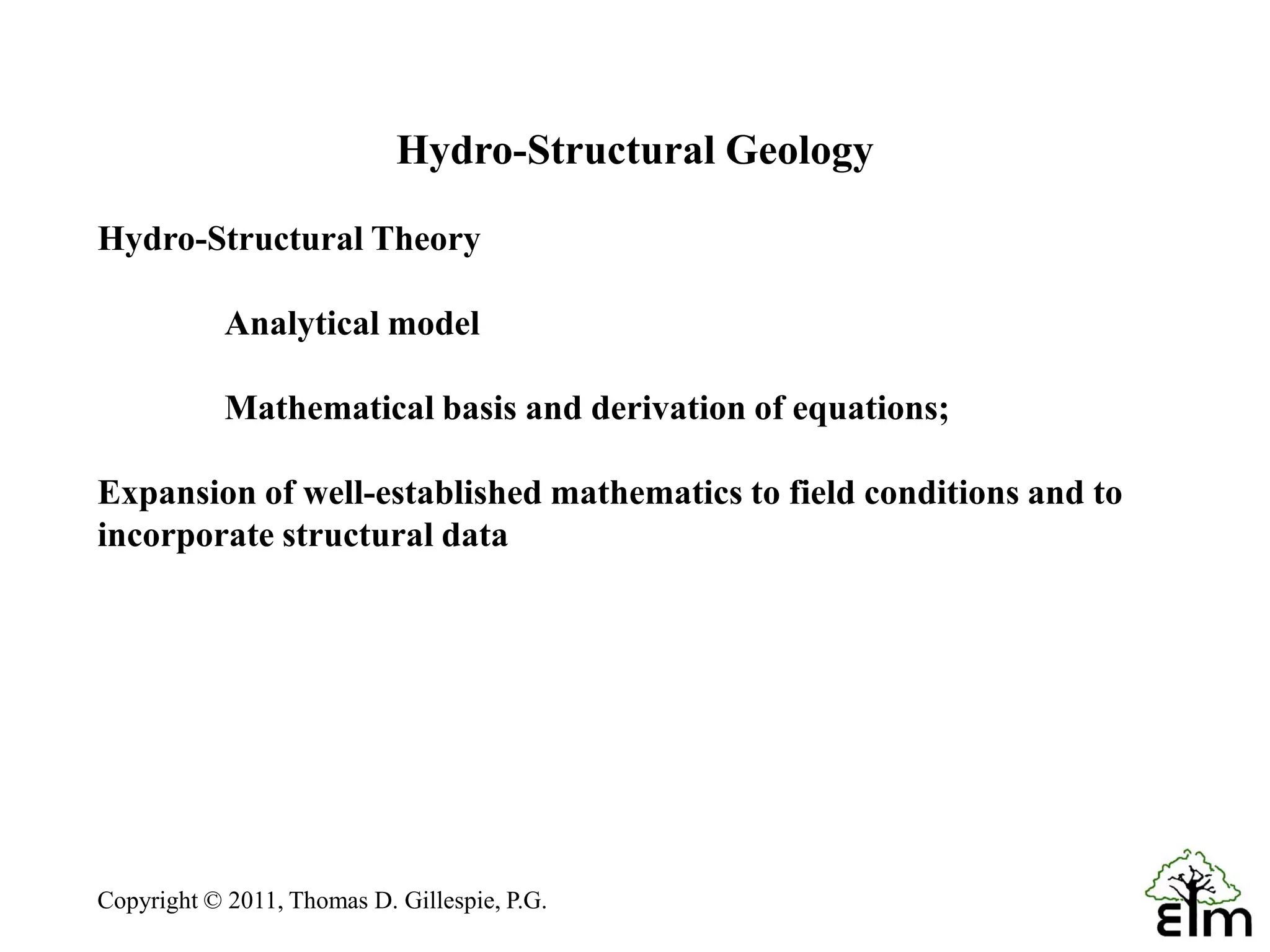 Hydrostructural Geology | PDF