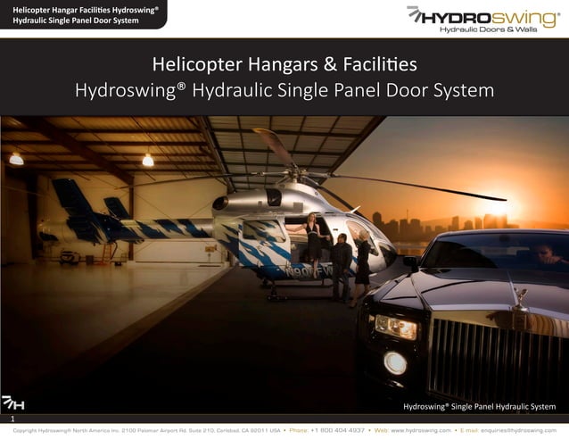 Hydroswing® Helicopter Hangar Facility Door Systems/Hydraulic Doors ...