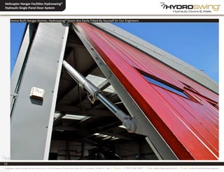 Hydroswing® Helicopter Hangar Facility Door Systems/Hydraulic Doors | PDF