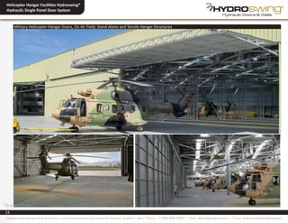Hydroswing® Helicopter Hangar Facility Door Systems/Hydraulic Doors | PDF