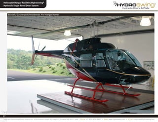 Hydroswing® Helicopter Hangar Facility Door Systems/Hydraulic Doors | PDF