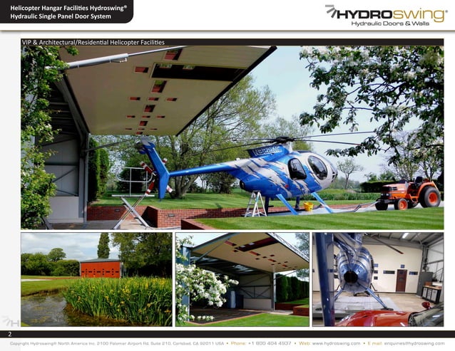 Hydroswing® Helicopter Hangar Facility Door Systems/Hydraulic Doors ...