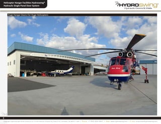 Hydroswing® Helicopter Hangar Facility Door Systems/Hydraulic Doors | PDF
