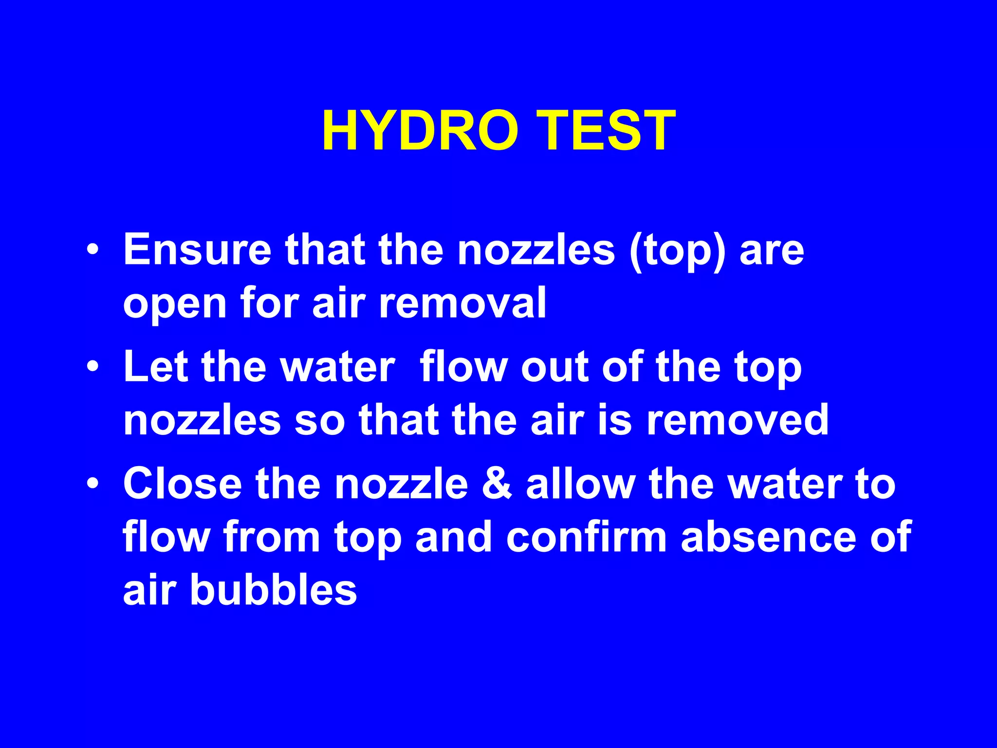 Hydrotest | PPT