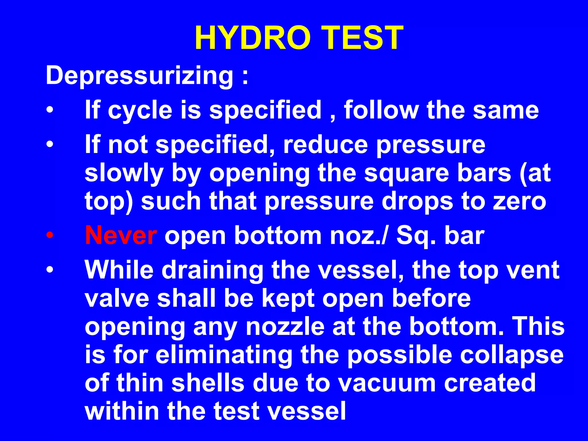 Hydrotest | PPT