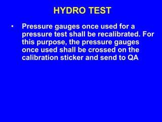 Hydrotest | PPT