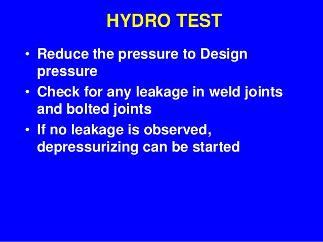 Hydrotest