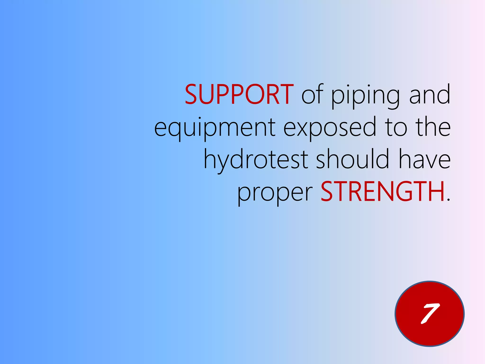 20 Essential Hydrotest Safety Checklist | PDF