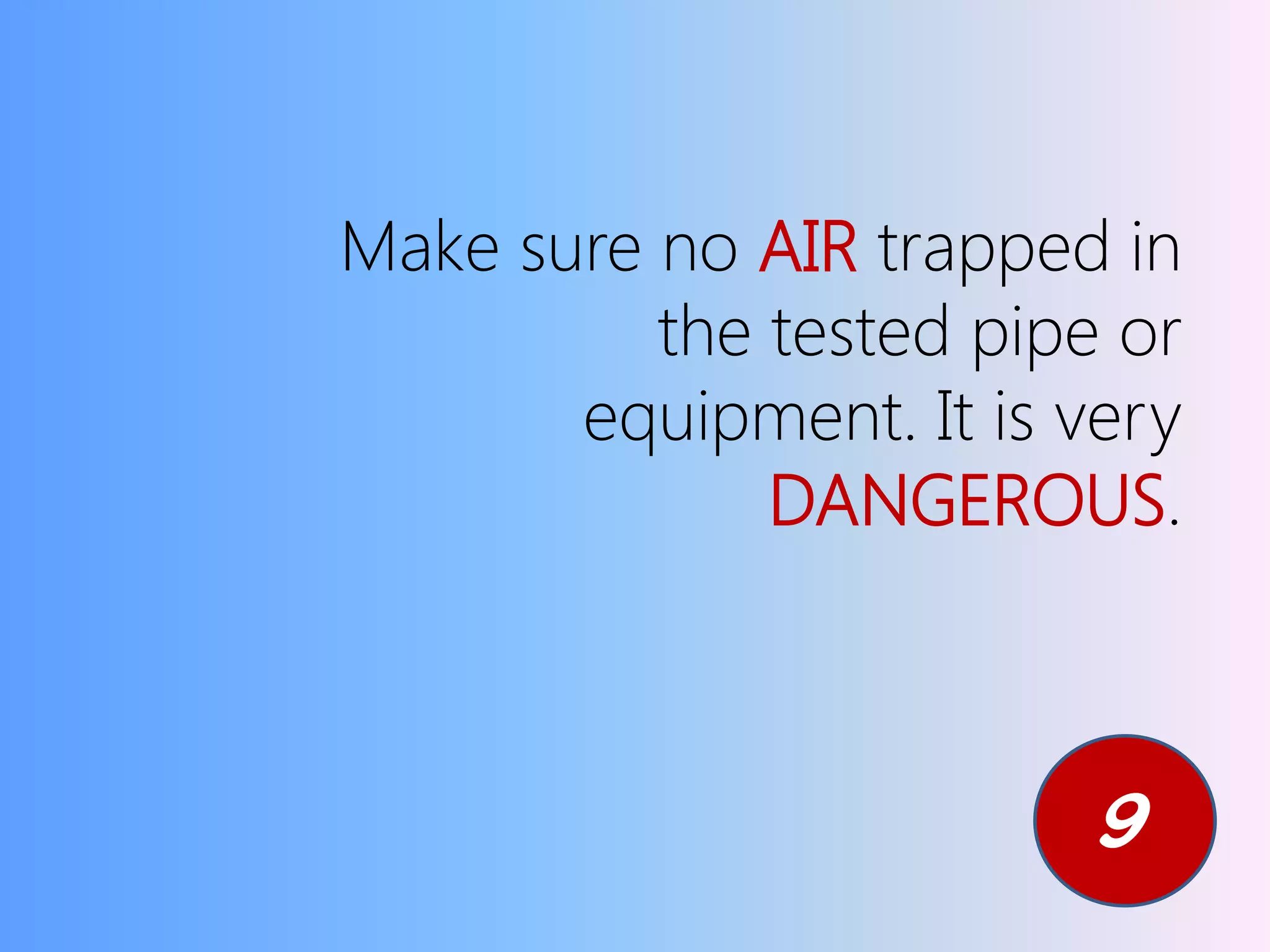 20 Essential Hydrotest Safety Checklist | PDF