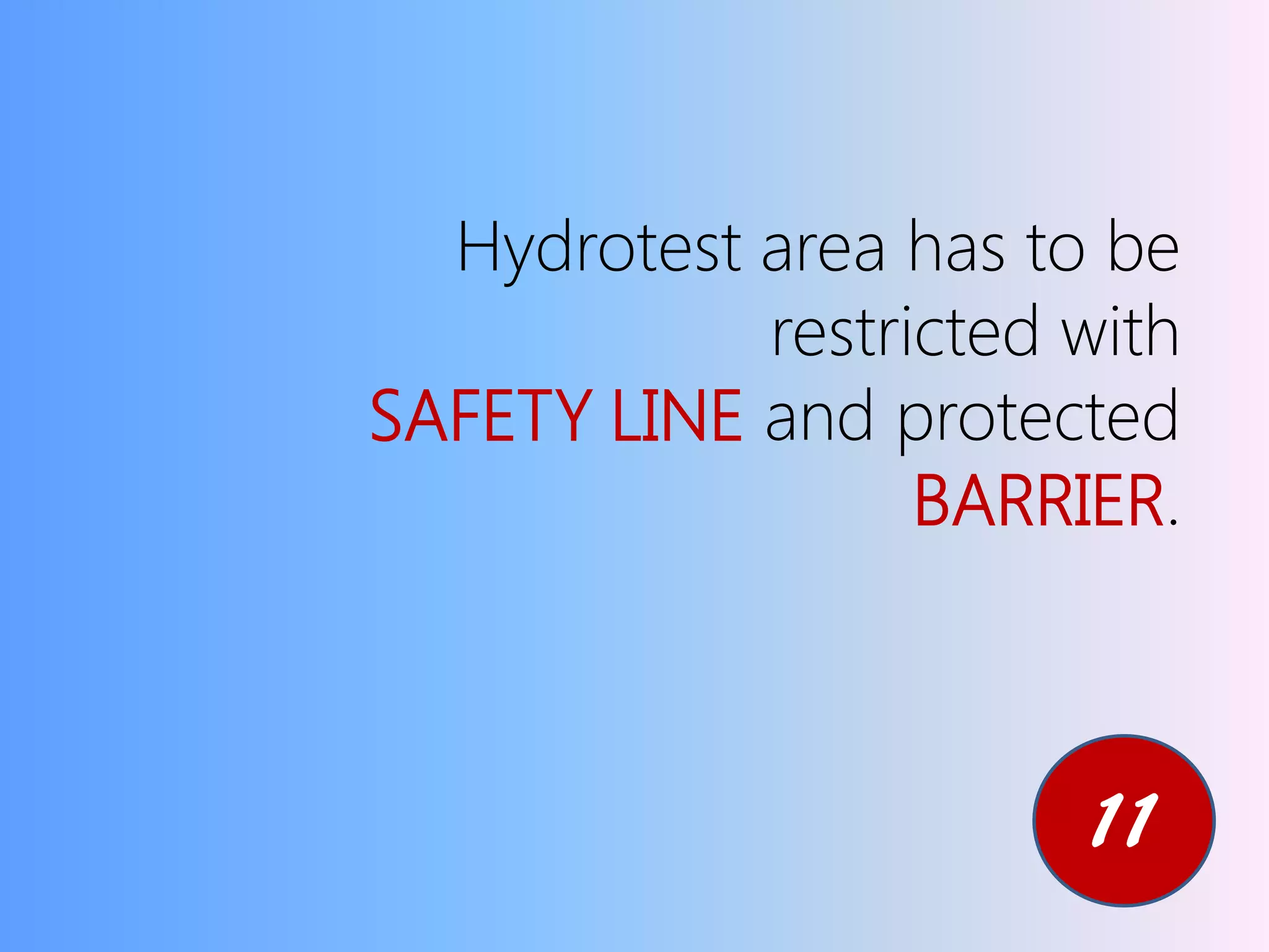 20 Essential Hydrotest Safety Checklist | PDF