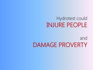 20 Essential Hydrotest Safety Checklist | PDF