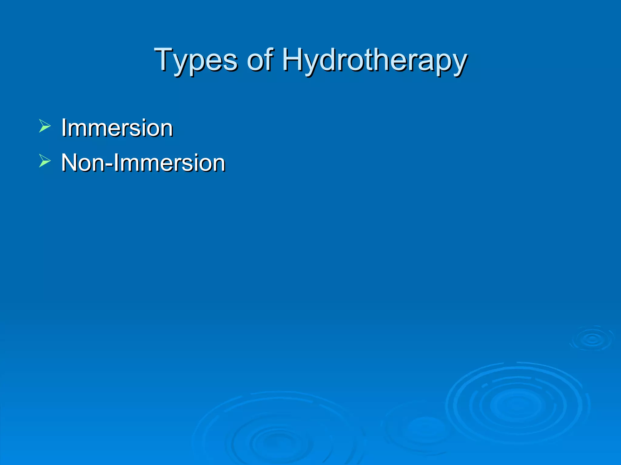 Hydrotherapy | PPT