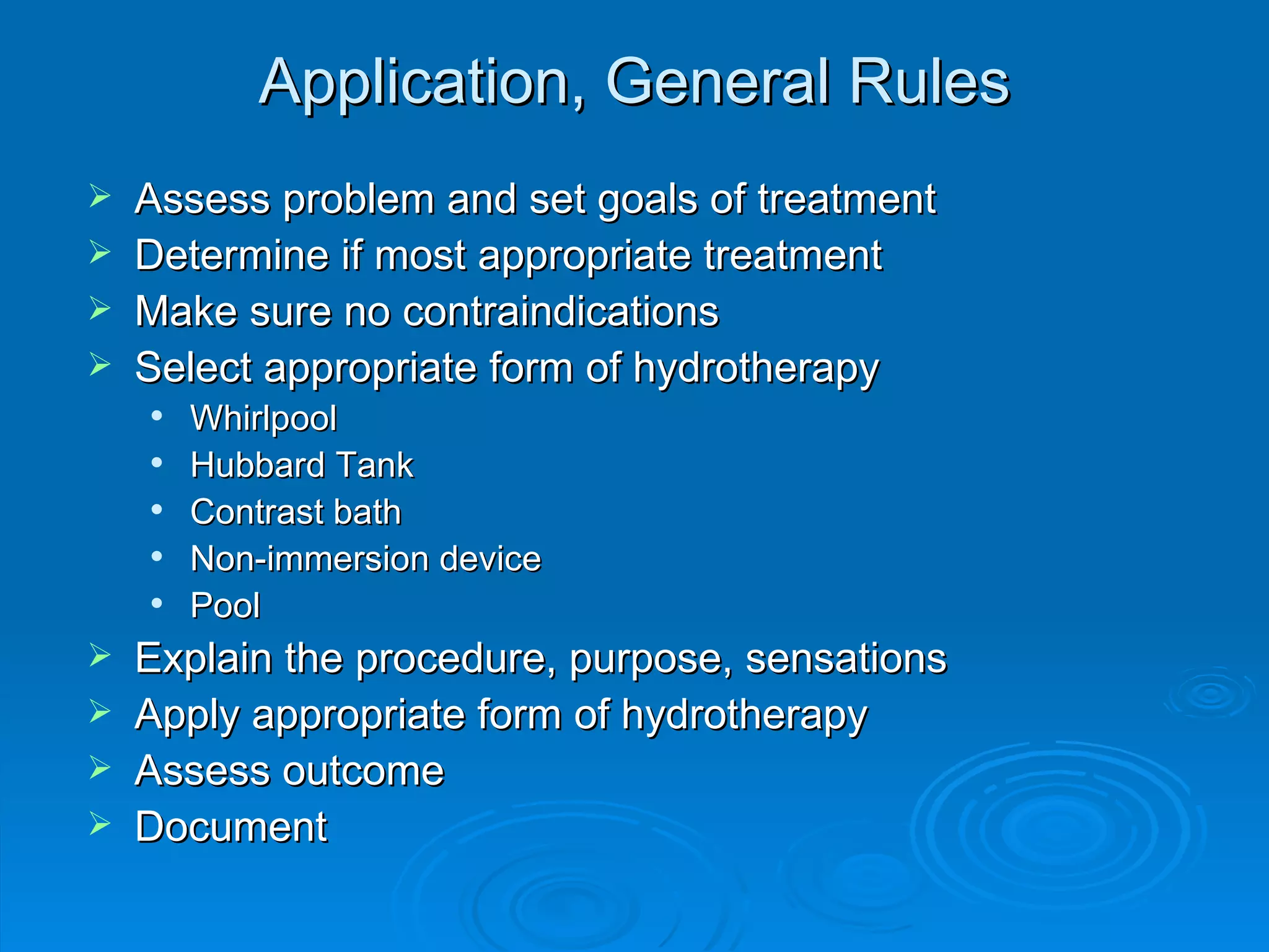 Hydrotherapy | PPT