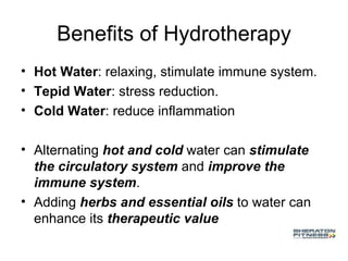 Hydrotherapy | PPT