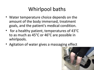 Hydrotherapy | PPT