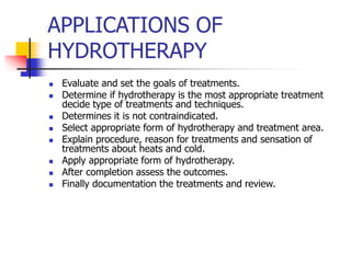 Hydrotherapy | PPT