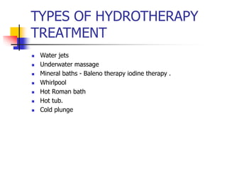 Hydrotherapy | PPT