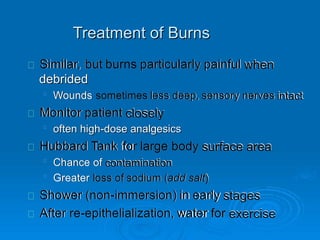 Hydrotherapy For Burns