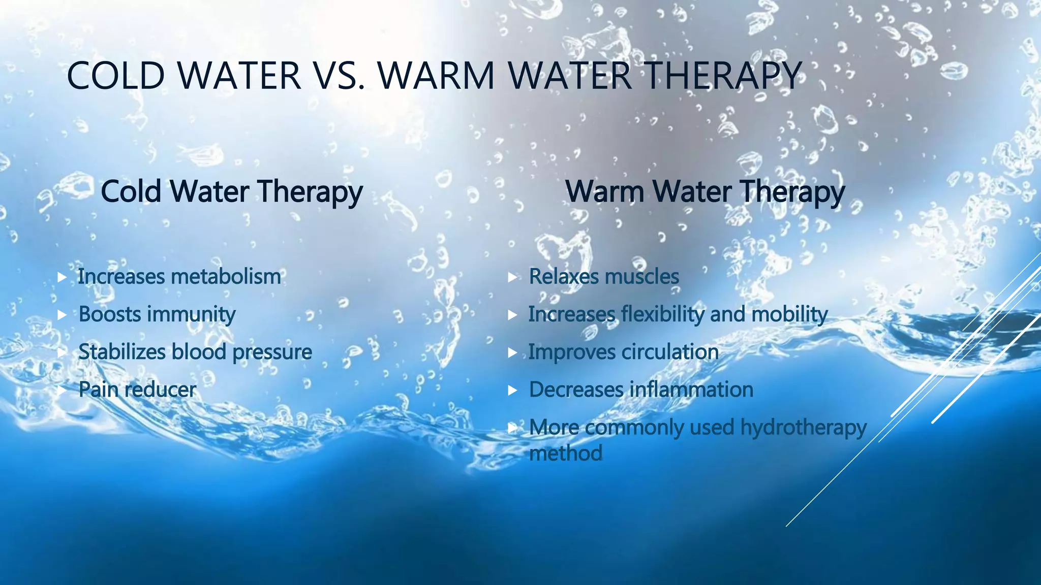 Hydrotherapy at home | PPT