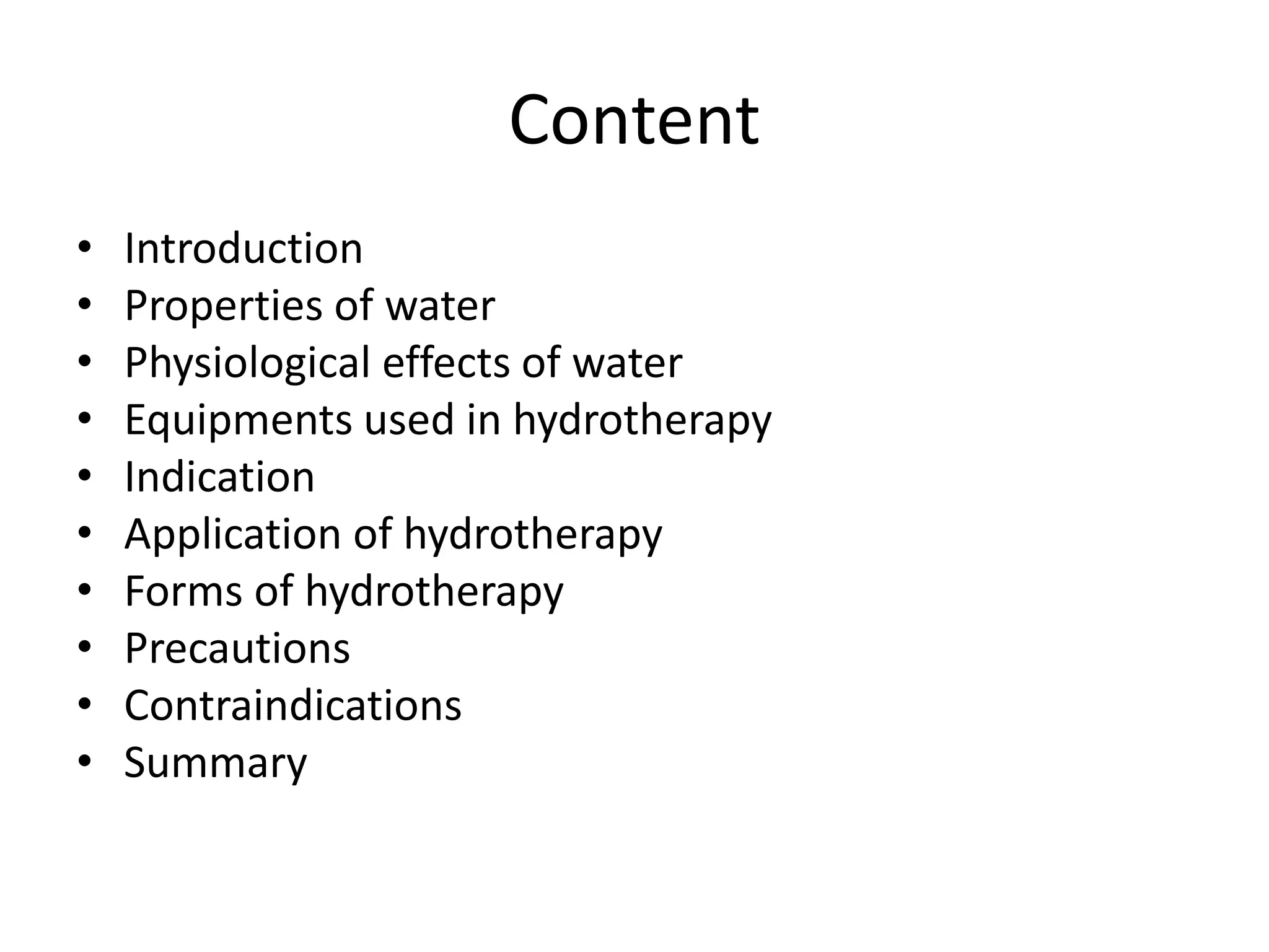 Hydrotherapy by pradeep | PPTX