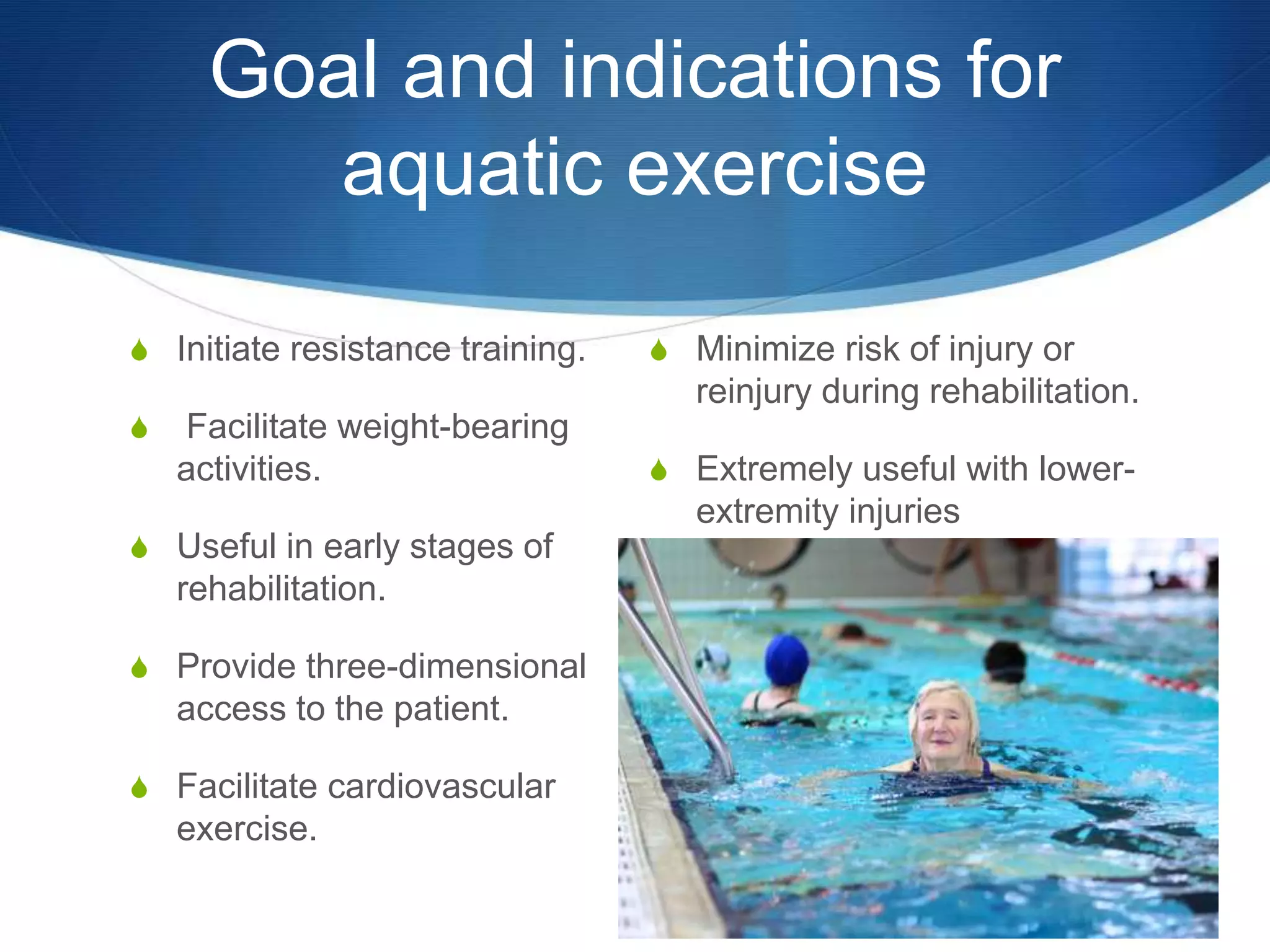 Aquatic exercise | PPTX