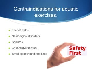 Aquatic exercise | PPTX