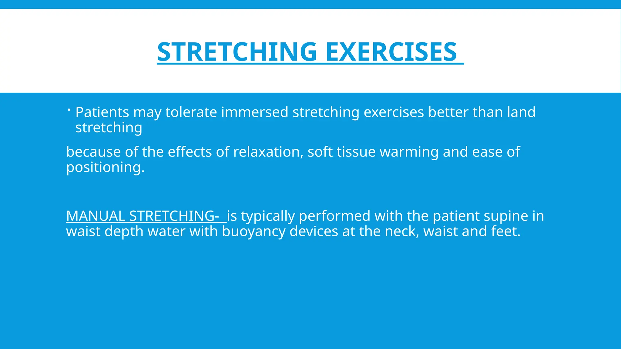 hydrotherapy- aquatic exercise- physiotherapy | PPTX