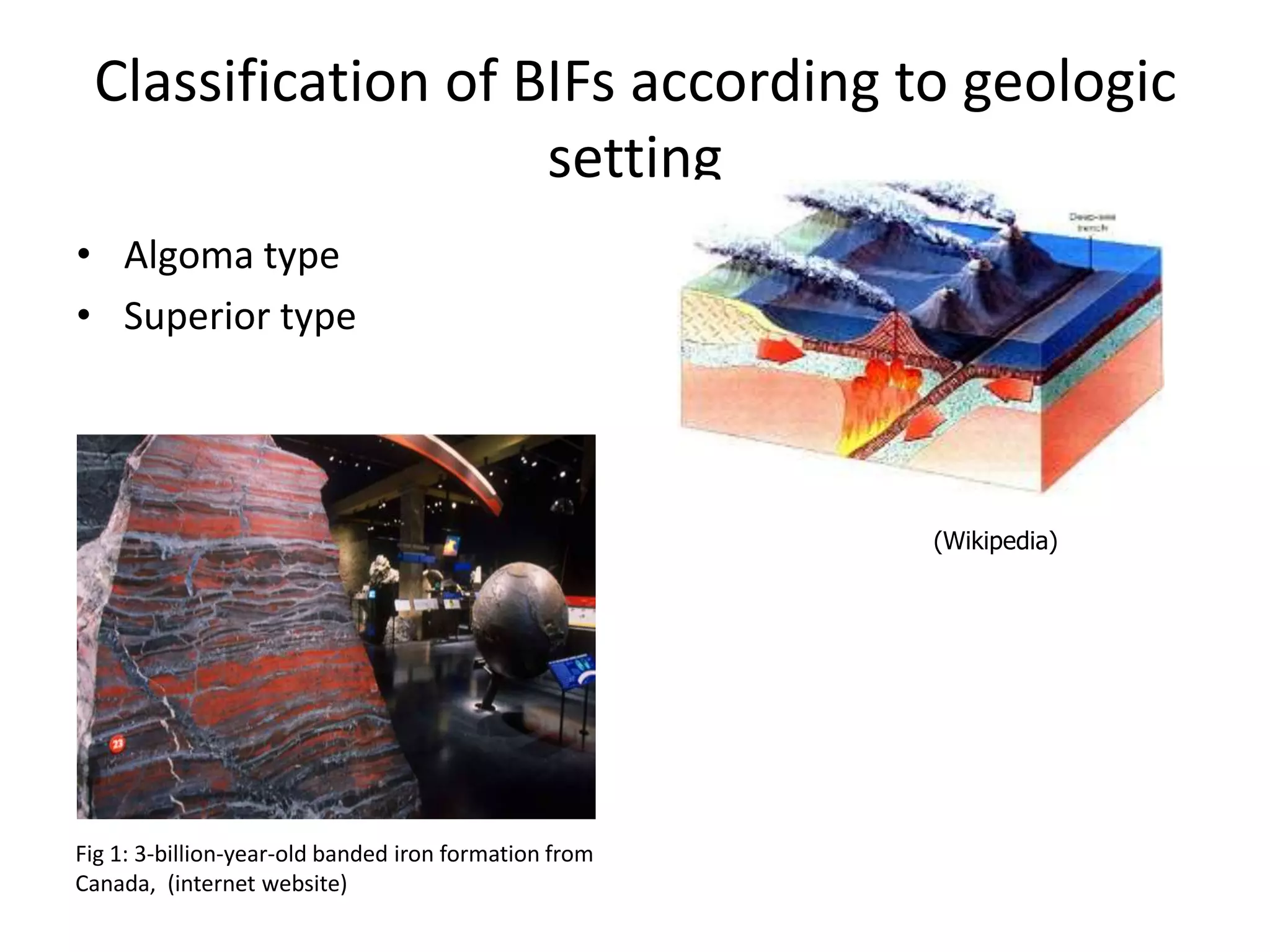 Hydrothermal Biomineralization, Bended iron formation. | PPT