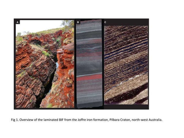 Hydrothermal Biomineralization, Bended iron formation. | PPT