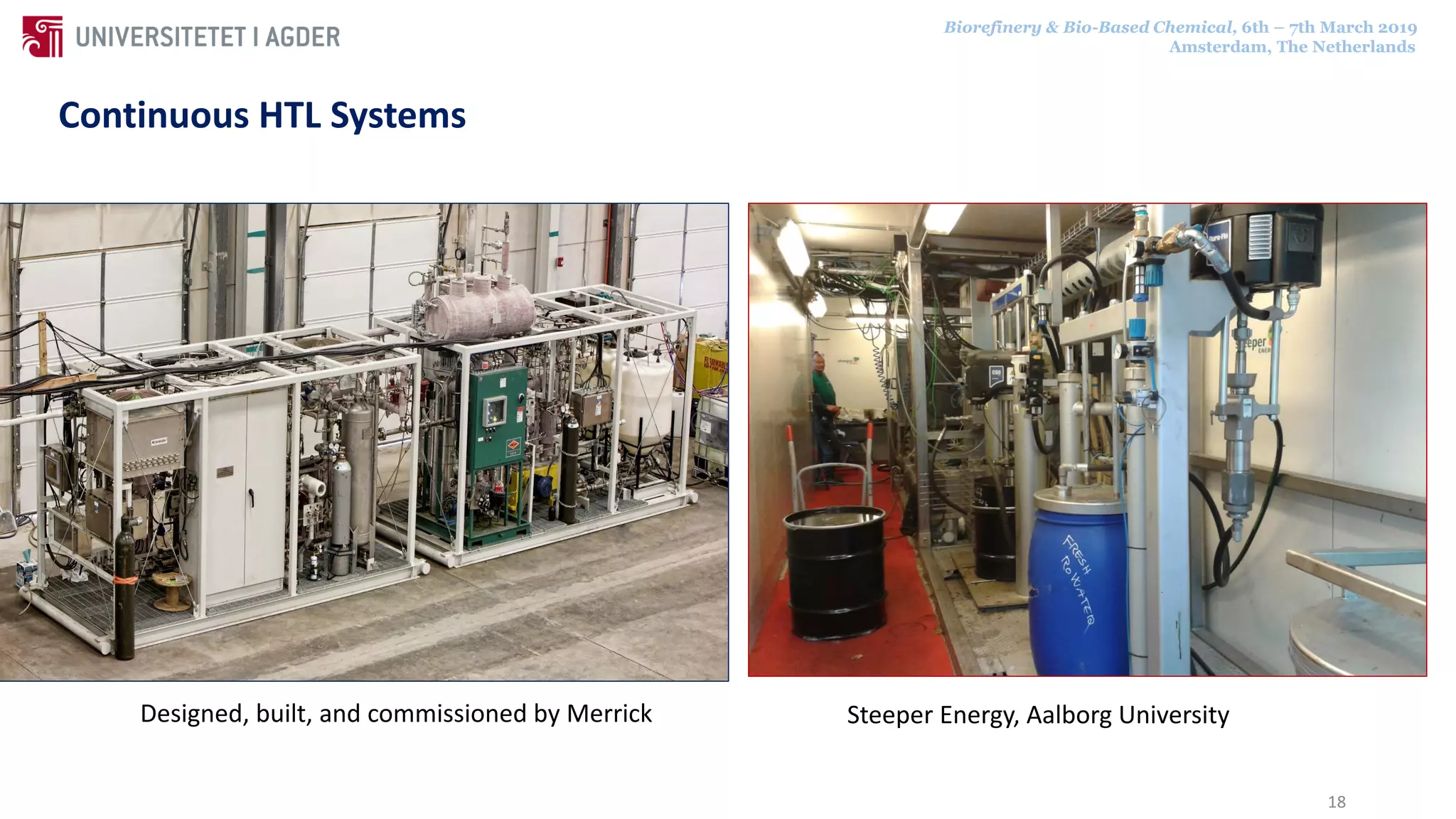 Hydrothermal liquefaction for bio oil and chemicals -an overview march ...