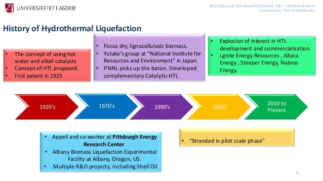 Hydrothermal Liquefaction