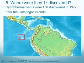 Hydrothermal vents | PPT