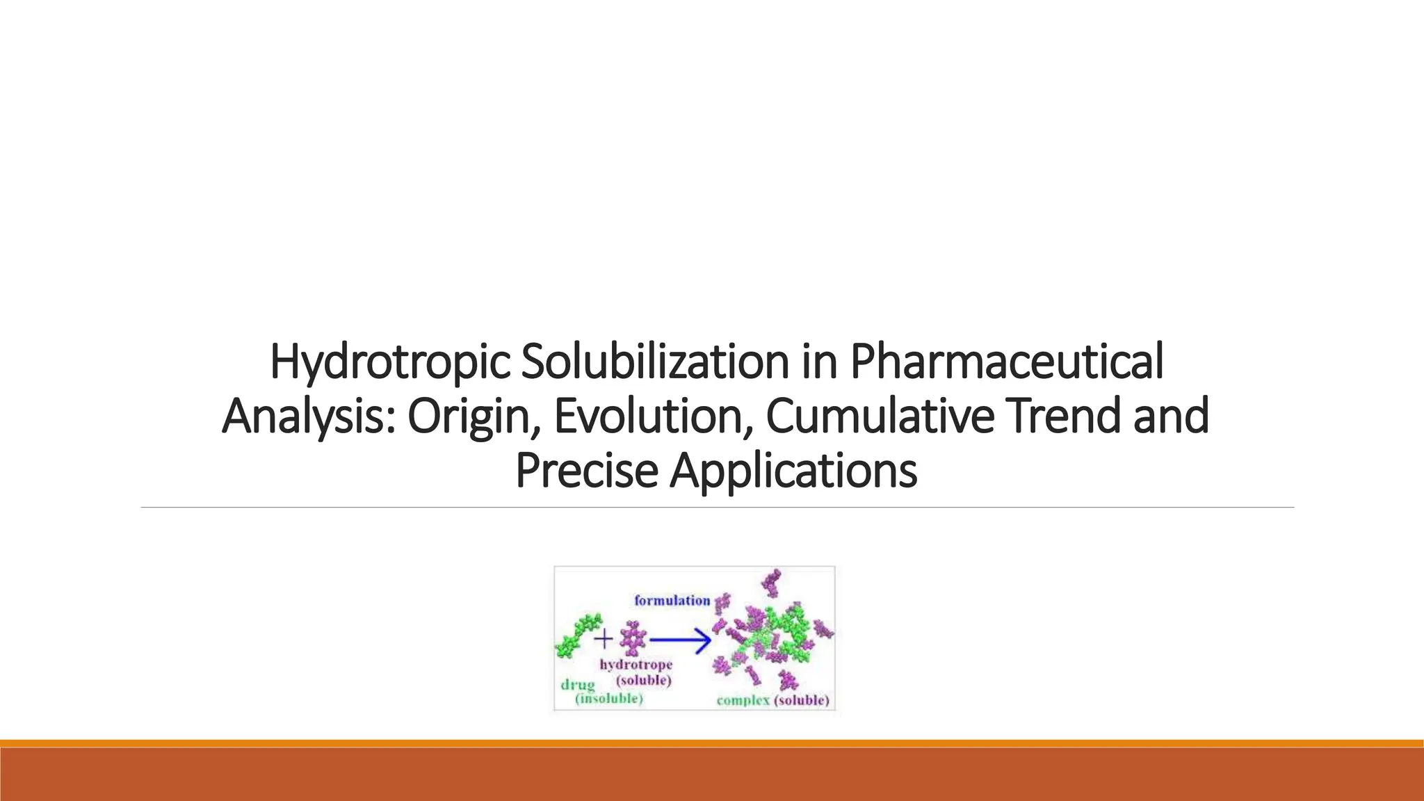 Hydrotropic Solubilization in Pharmaceutical.pptx