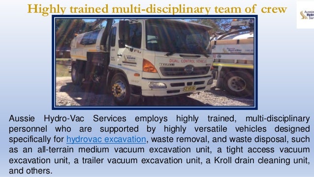 Hydrovac excavation | PPTX