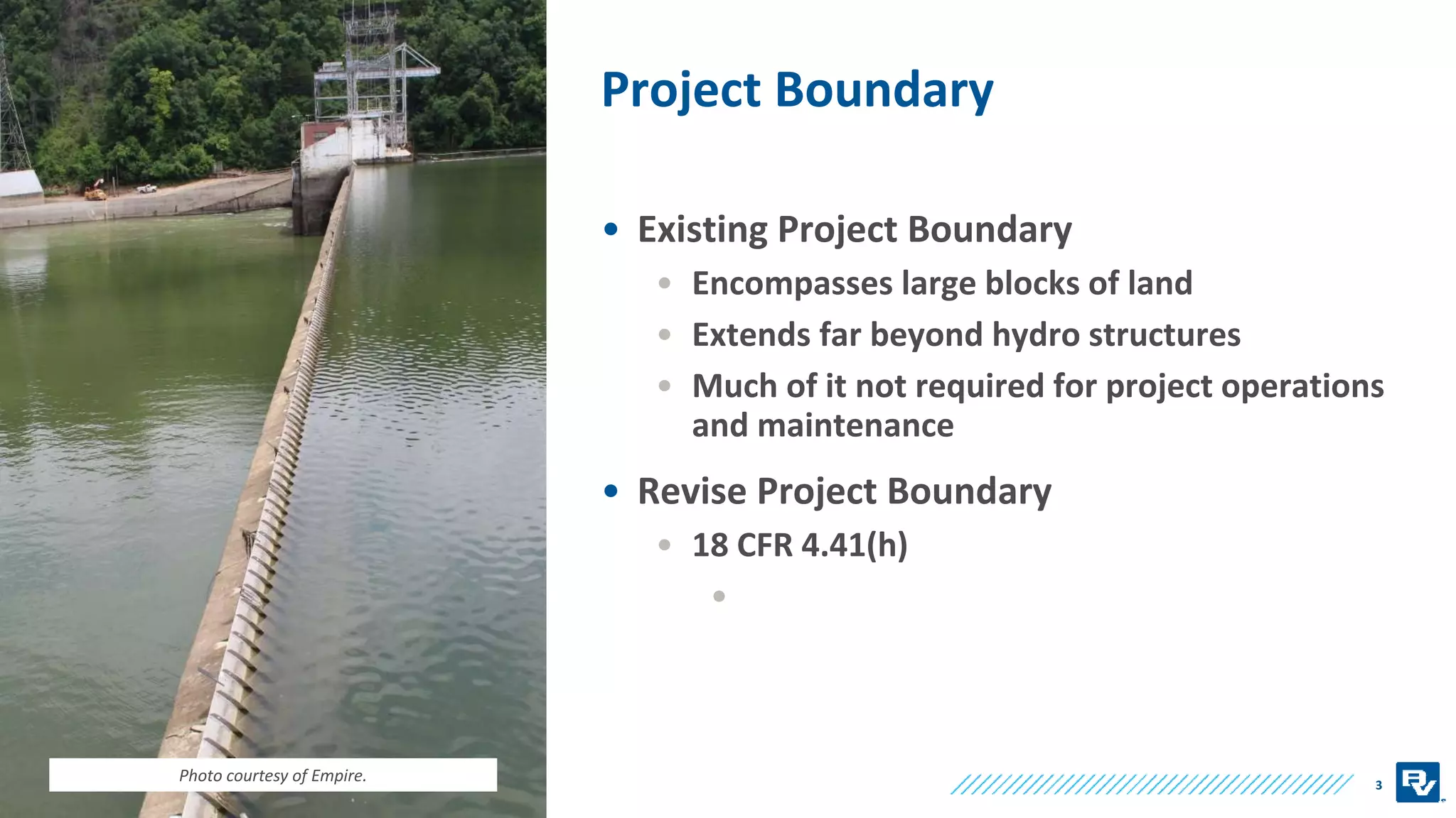 Resolving Project Boundary Challenges to Streamline FERC Hydropower Dam ...