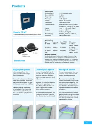Hydro vision brochure_acousticflowmeasurement_en | PDF