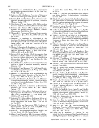 Hydroxyapatite and hydroxyapatite-based_ceramics | PDF