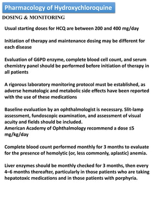 Hydroxychloroquine | PPTX