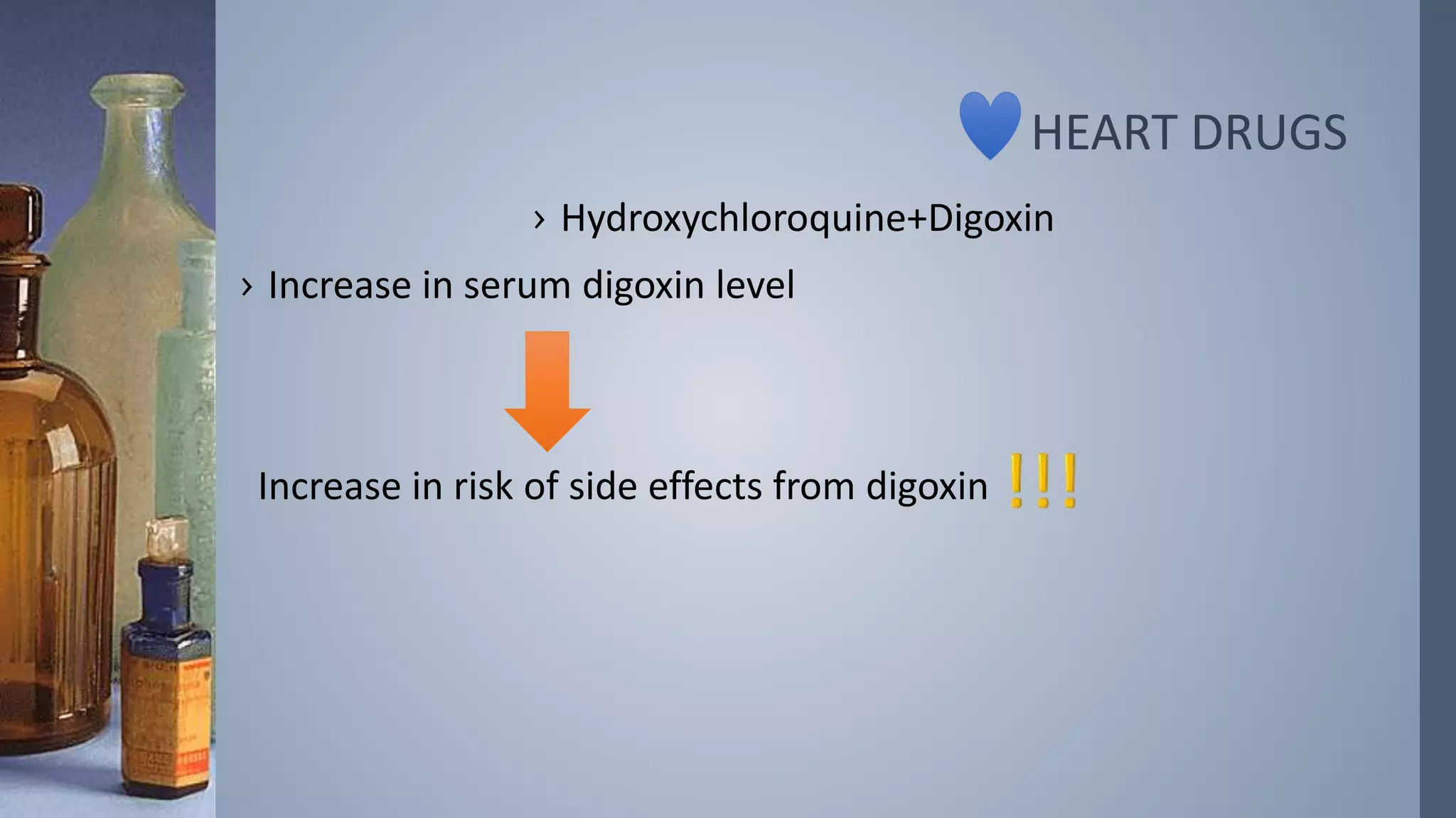 Hydroxychloroquine drug interactions | PPT