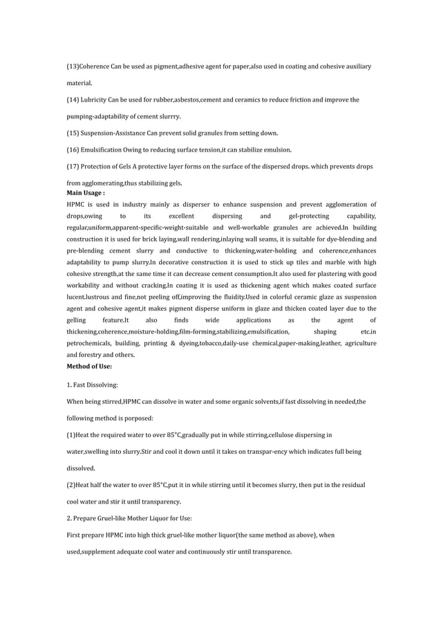 Hydroxypropyl methyl cellulose-hpmc-msds | PDF