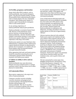 Hydroxyurea 500 mg capsules smpc taj pharmaceuticals | PDF